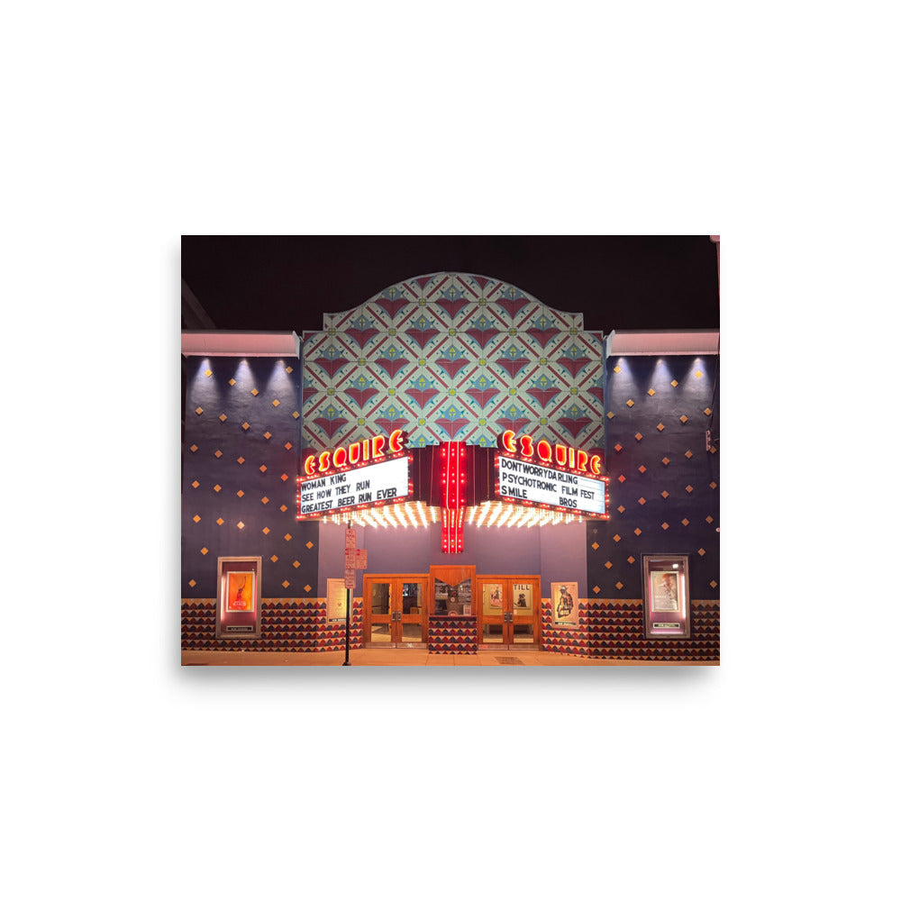 Esquire Theatre, Night (Cincinnati, OH) – Midwest Modern